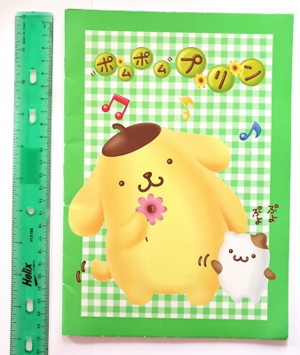 Sanrio POMPOMPURIN Notebook + Stickers Set Pom Pom Purin | eBay