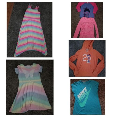 Girls clothes xl lot size 14 16 xlg shirts dresses hoodie summer ...