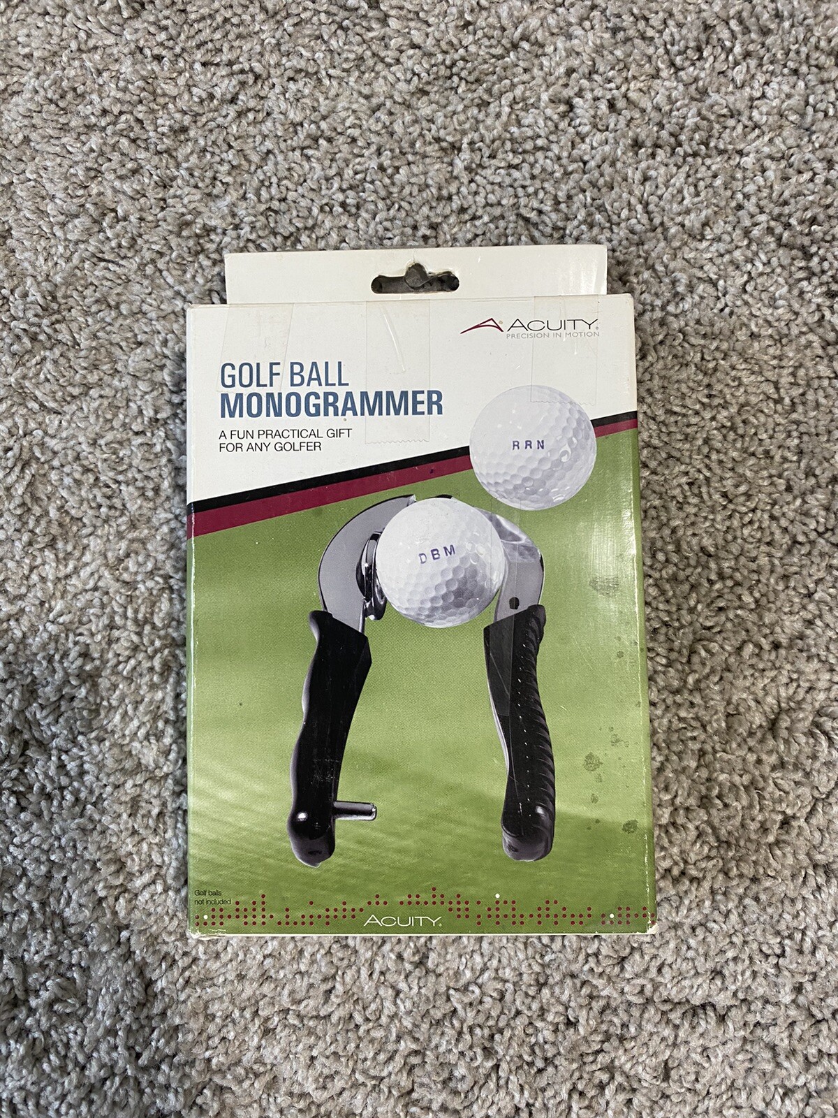 Acuity Golf Ball Monogrammer New Open Box From Dicks Sporting Goods | eBay