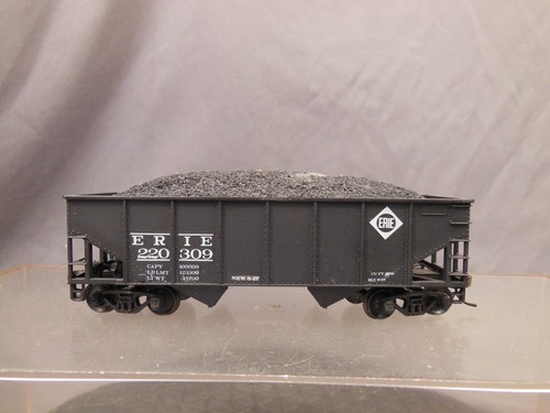 HO SCALE ERIE 220309 2-BAY HOPPER | eBay