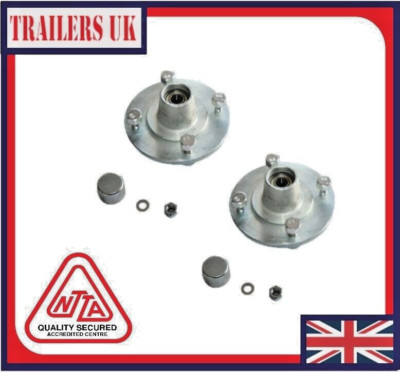 2 x Trailer wheel hub for Erde 122 & 102 Daxara 107 & 127 | eBay UK