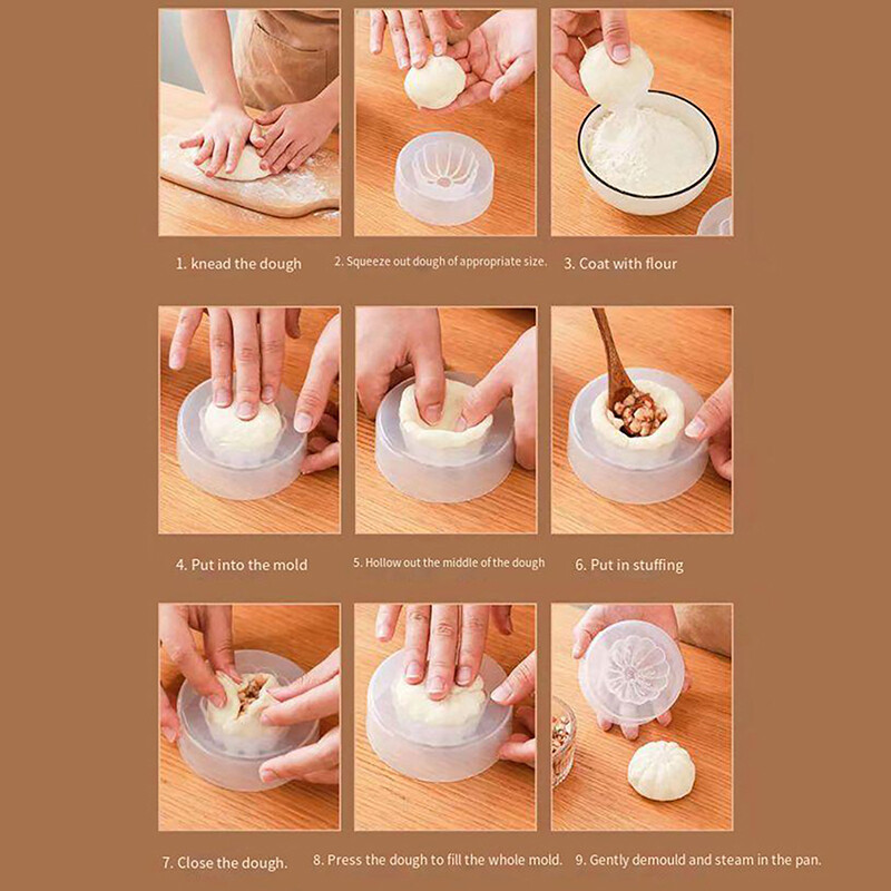 1Pc Pastry Pie Maker Steamed Stuffed Bun Making Mould Bun Makers ...