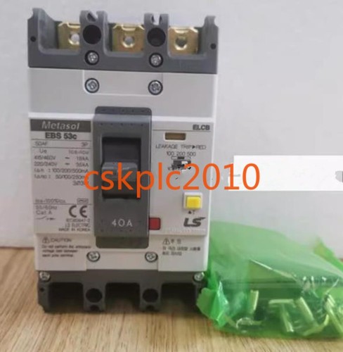 1 PCS LS residual current circuit breaker EBS53C 40A good condition | eBay