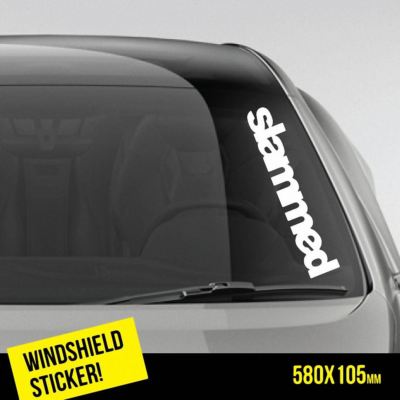 SLAMMED Windshield JDM Sticker | eBay UK