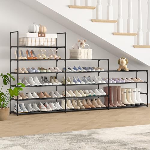 9 Tier Large Tall Shoe Rack Height Adjustable Stackable Shoe Storage 9-tier-large-tall-shoe-rack-height-adjustable-stackable-shoe-storage