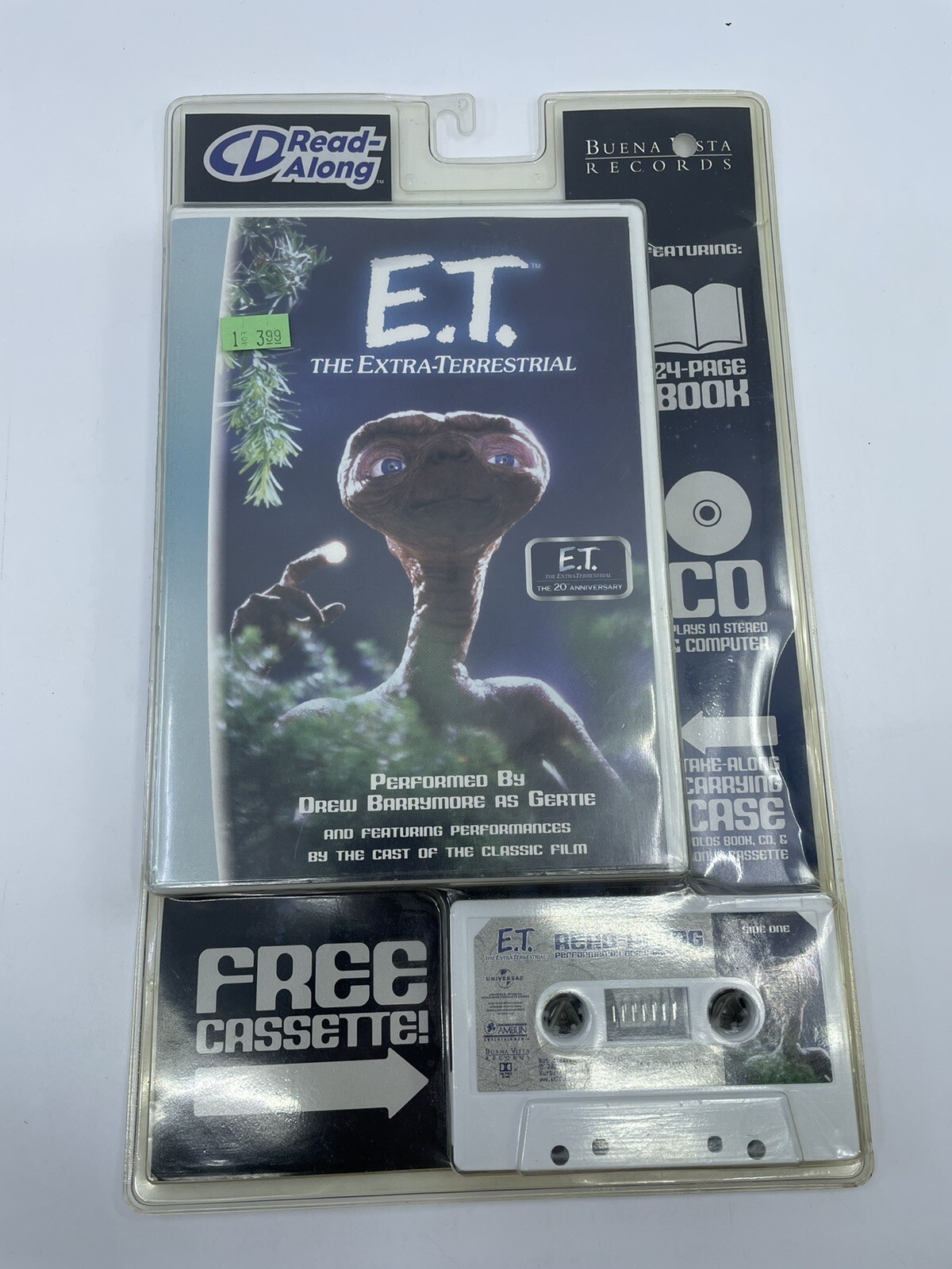 DISNEY - E.T. Read-Along - CD - Cassette-Book NEW Sealed | eBay