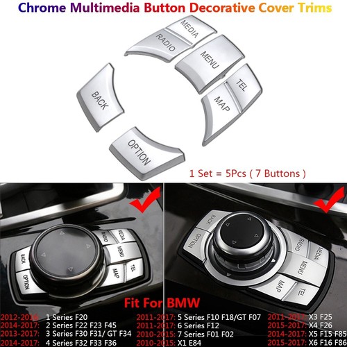 For BMW 1 2 3 4 5 7 X1 X3 X4 X5 X6 F10 F30 F15 F16 Multimedia Buttons ...