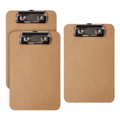 3 Pack Mini Wood Clipboard 4.7X 7.3inch Small Memo Size Pocket ...