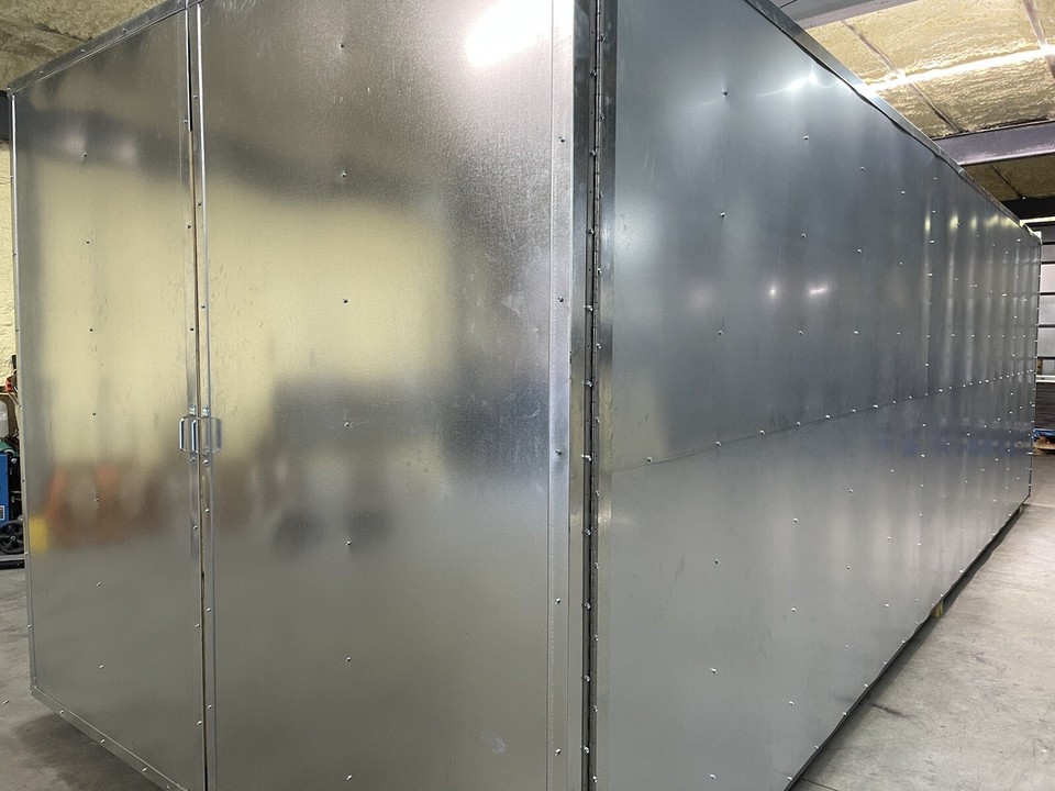 10x10X30 Pass Thru Full Welded Tube Gas Powder Coating Batch Oven NEW ...