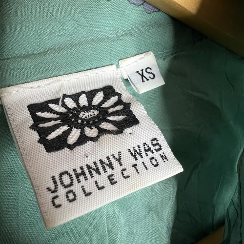 Johnny Was Collection Floral Button Up Long Sleeve Women’s Blouse Size ...