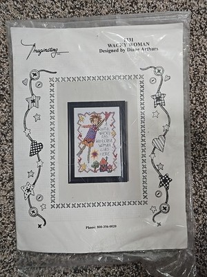 Imaginating Wacky Woman Diane Arthurs Counted Cross Stitch - 1331 | eBay