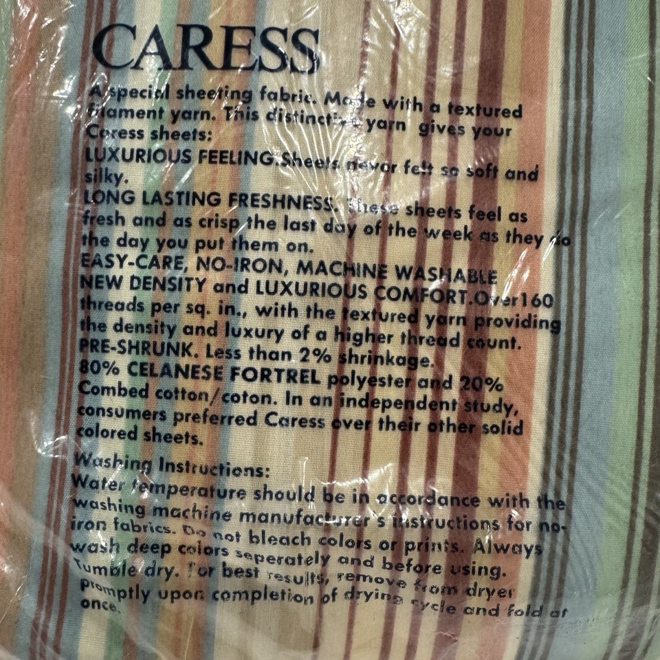 VTG MCM QUEEN Bedding Set Flat Fitted Sheets 4 Pillowcases Burlington ...