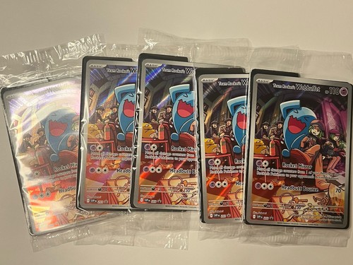 Pokemon Card Team Rocket's Wobbuffet SVP 203 Sealed Promo Destined ...
