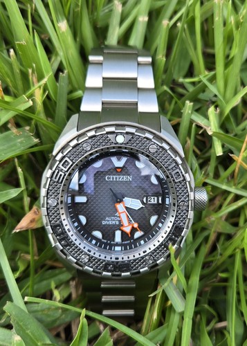 Citizen Promaster Automatic Dive Men's Grey Super Titanium Watch 46MM ...