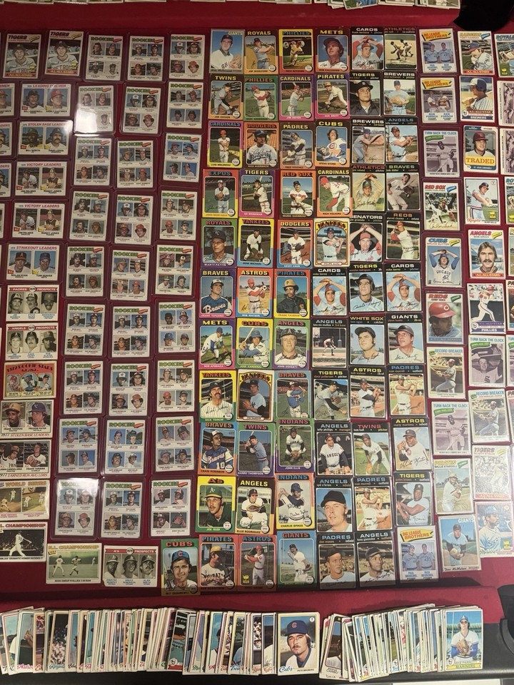 Vintage Baseball Cards - All 1970s 3-4k Card Count | eBay