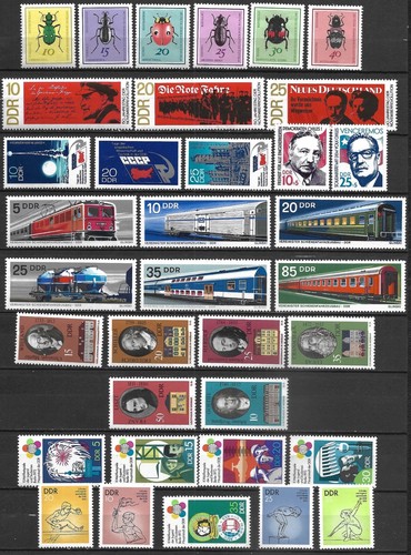 GERMANY (DDR) - MNH "Vintage DDR Stamps Collection" 2 PAGES Complete ...