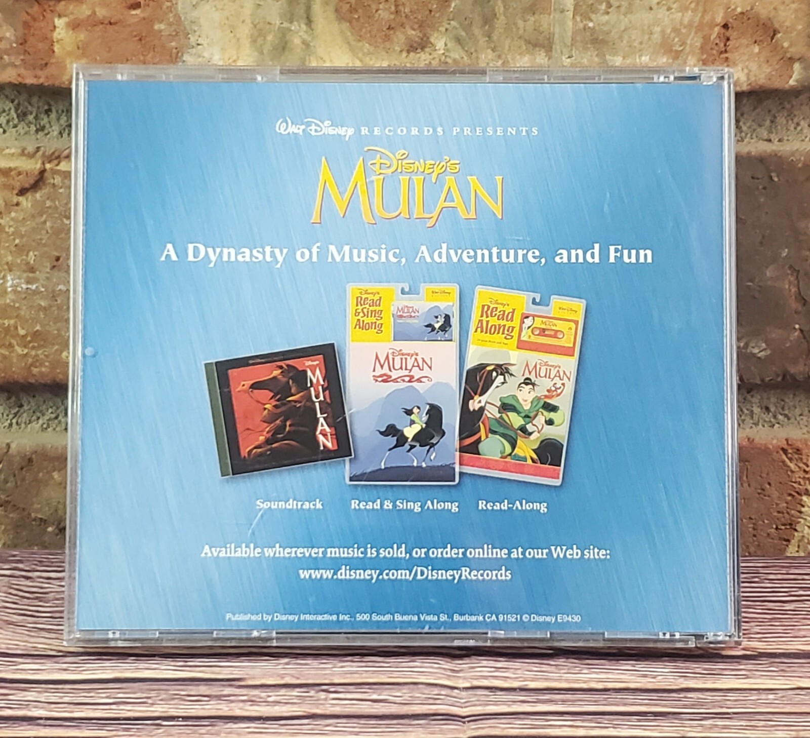 Disney's Mulan Animated Storybook CD-ROM (Mac & Windows 95) Complete w ...