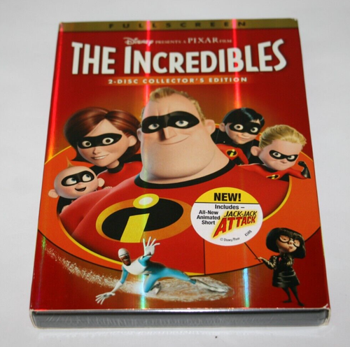 The Incredibles (Fullscreen, Two-Disc Collector's Edition) DVD NEW ...