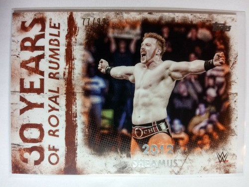 WWE Sheamus RR-20 2018 Topps Undisputed Orange Parallel Card SN 77 of ...