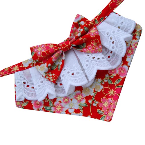 2 Pieces M Japanese Dog Bibs Puppy Collars for Litter Puppies | eBay