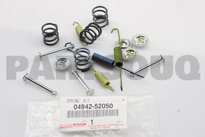 0494252050 Genuine Toyota SPRING KIT, REAR BRAKE 04942-52050 | eBay