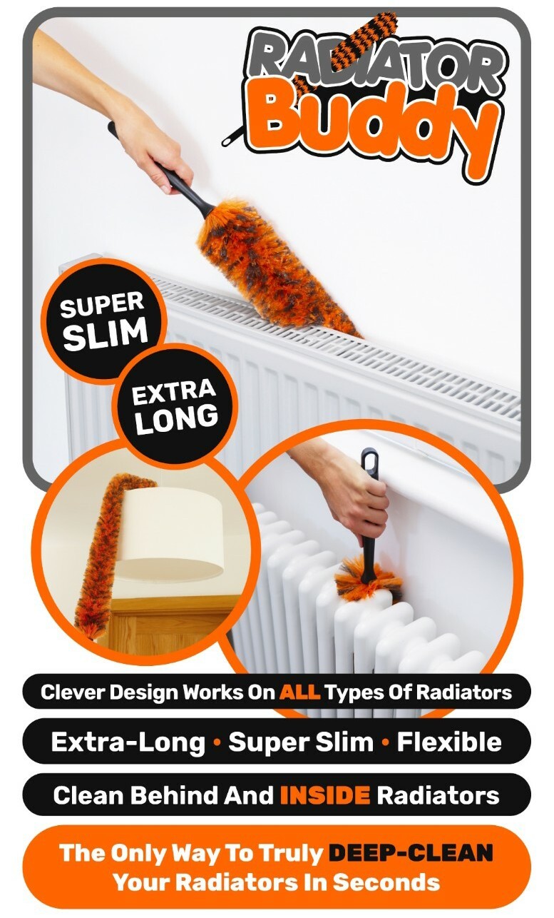 Radiator Buddy - Dust Cleaner Works On All Types Of Radiators & Other ...