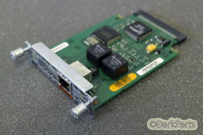 Cisco WIC-1B-S/T 1-Port ISDN BRI (S/T) WAN Interface Card 746320009407 ...