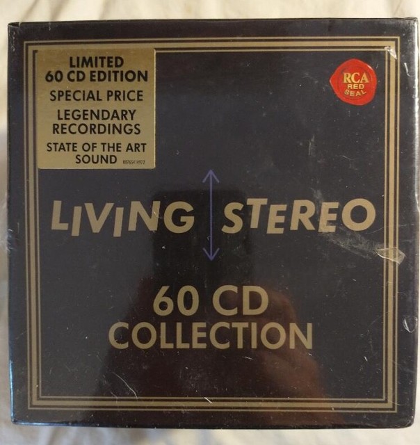 Living Stereo 60 CD Collection, Vol. 1 (CD, Dec-2012, 60 Discs, RCA Red ...