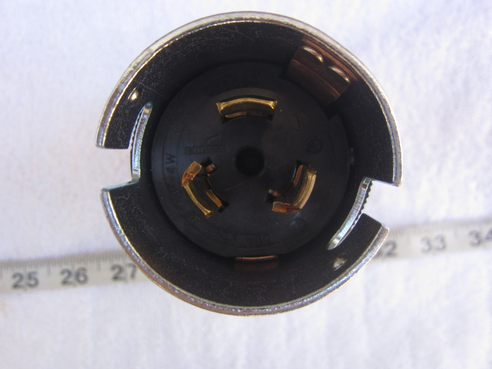 Cooper CS8365 50A 250V 3Ø Hart-Lock Plug Non-NEMA, Used | eBay