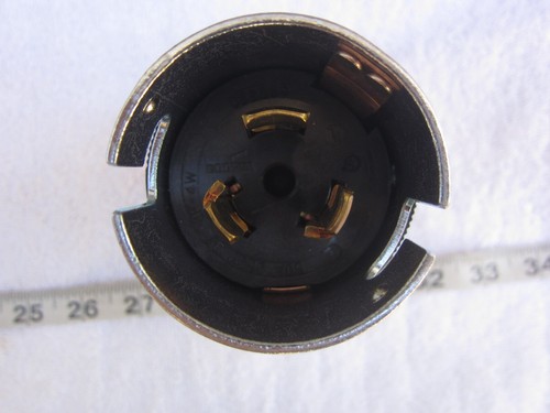 Cooper CS8365 50A 250V 3Ø Hart-Lock Plug Non-NEMA, Used | eBay