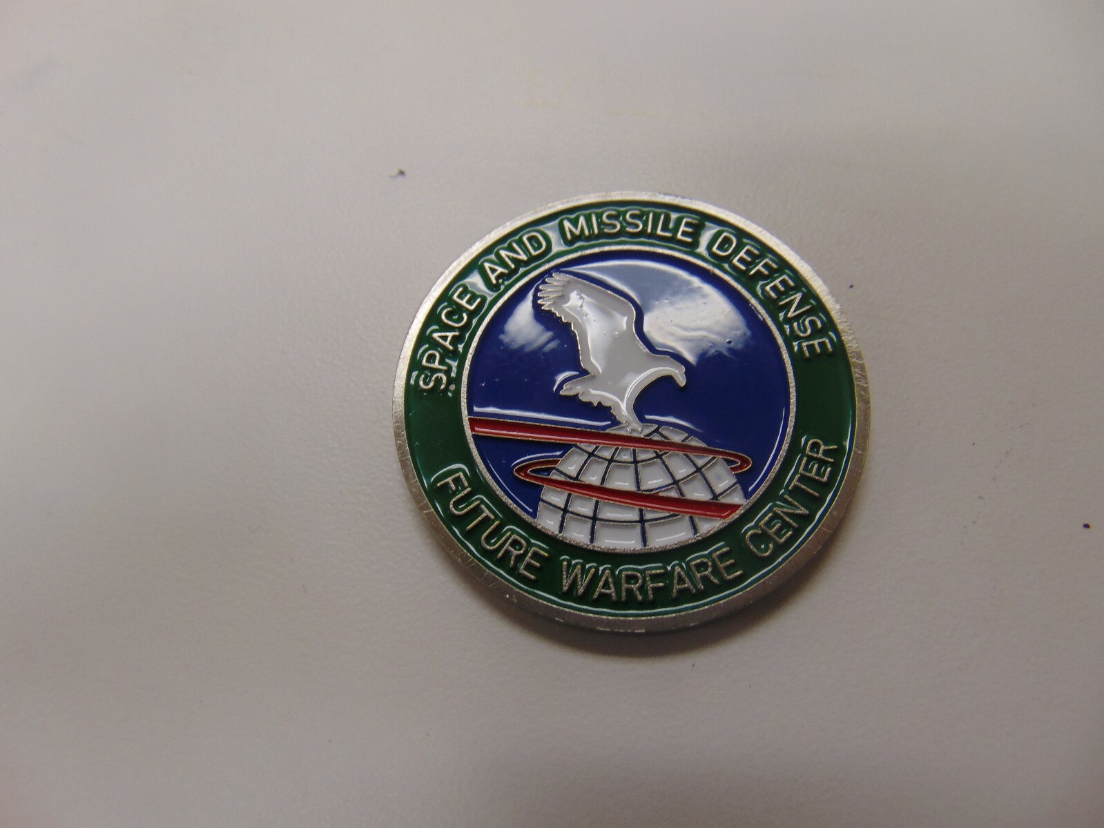 CHALLENGE COIN SPACE & MISSILE DEFENSE COMMAND FUTURE WARFARE CENTER ...