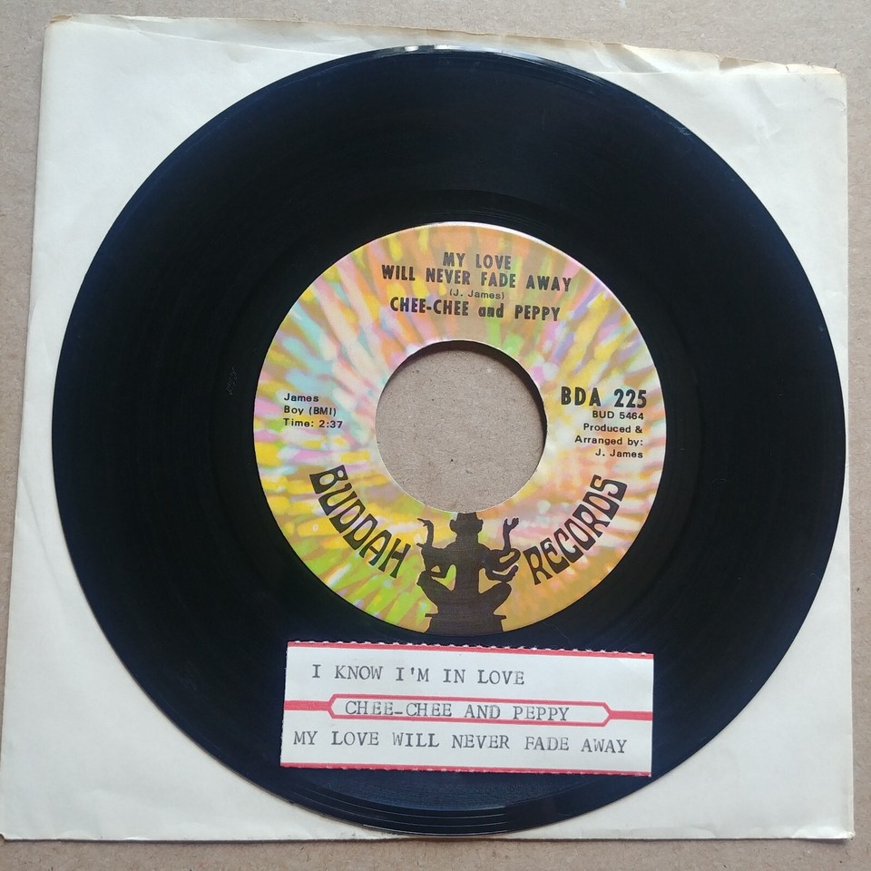 CHEE CHEE AND PEPPY I Know I'm In Love 45 7" FUNK SOUL Record Vinyl ...
