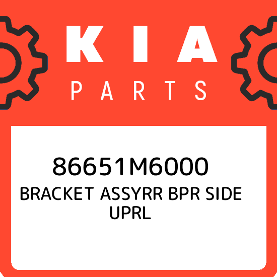 86651M6000 Kia Bracket assyrr bpr side uprl 86651M6000, New Genuine OEM ...