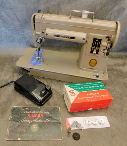 Vintage Singer 301A Portable Sewing Machine Fully Serviced, Tested ...