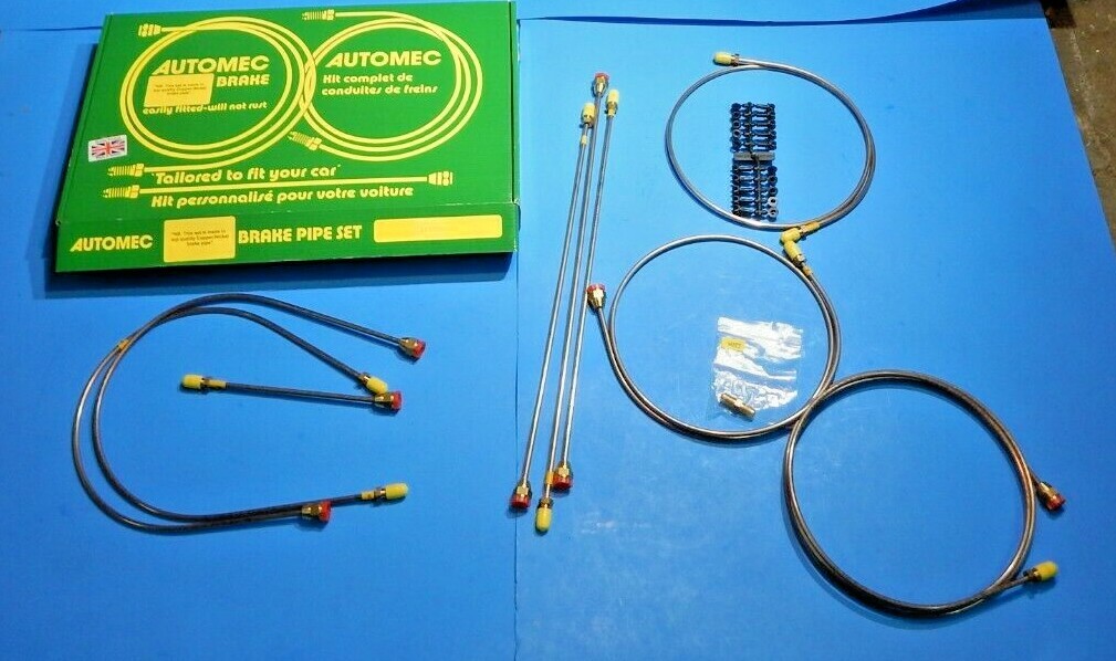 New Brake Pipe Set Pipe Kit Triumph Spitfire 1962-1966 LHD Cars Made in ...