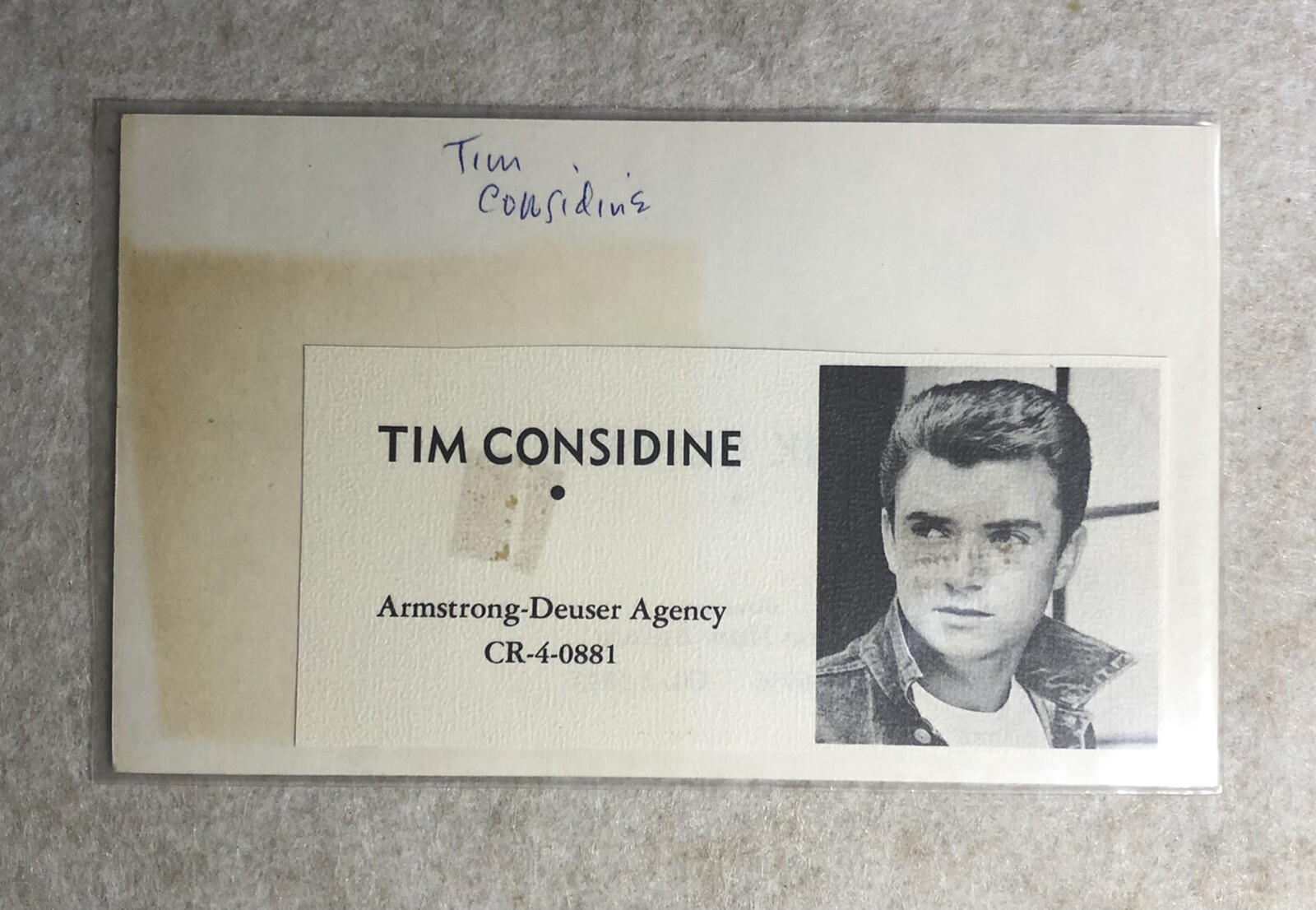 TIM CONSIDINE SIGNED AUTOGRAPHED HARDY BOYS SPIN & MARTY | eBay