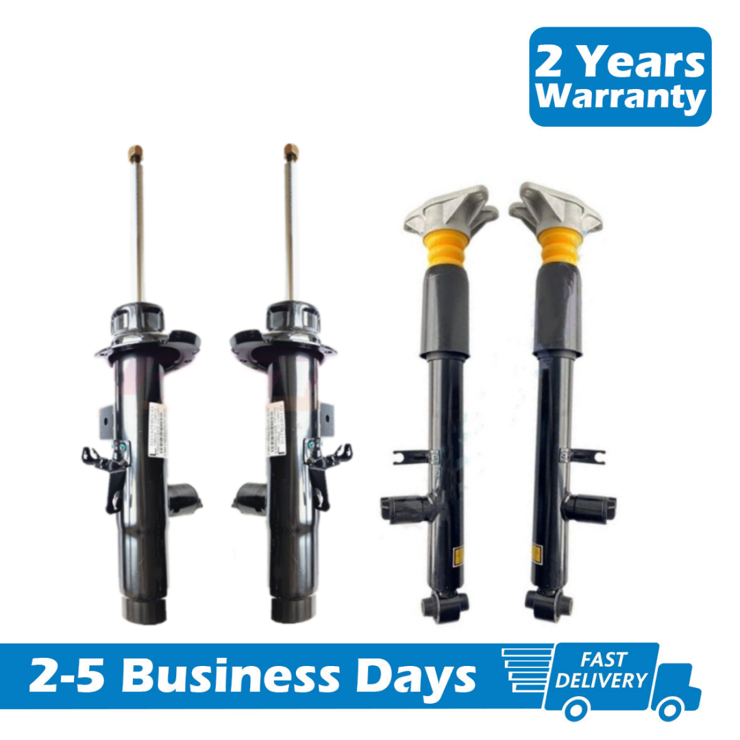 4X Front Rear Shock Struts w/EDC For BMW F30 F31 F33 F36 AWD 330d 335d ...