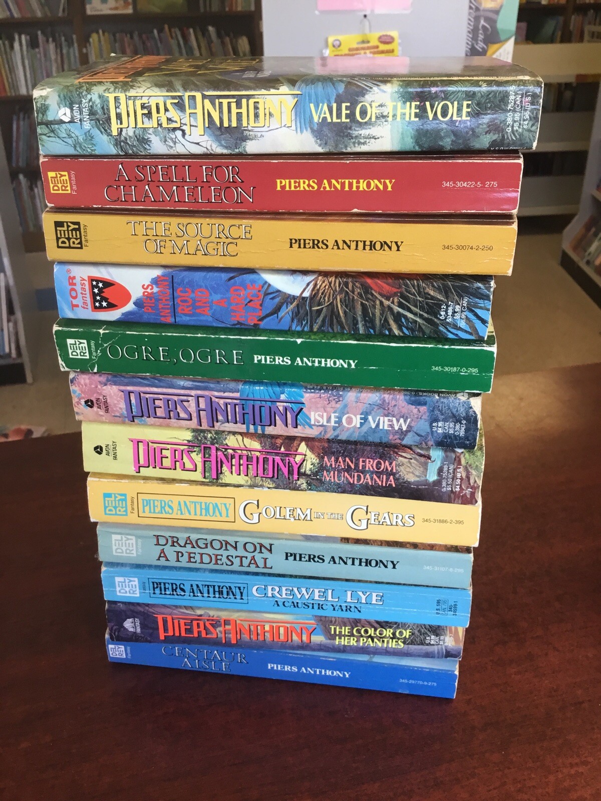 Lot Of 12 PIERS ANTHONY Books ALL XANTH Series Paperback Fantasy | eBay