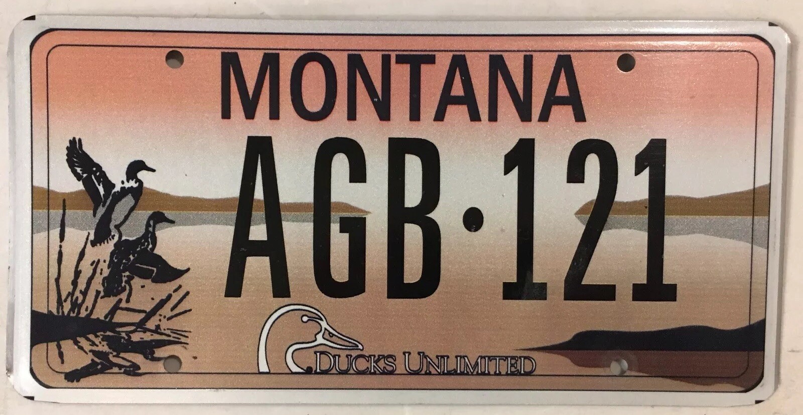 DUCKS UNLIMITED Mallard Wild Duck license plate Hunt Hunter Wildlife ...