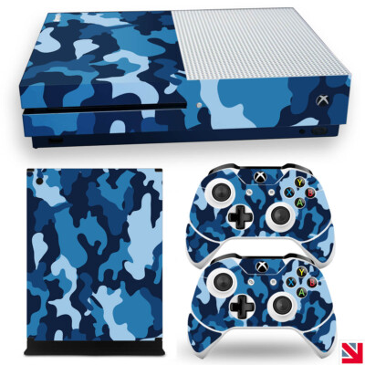 CAMO Series Navy Seals Blue XBOX ONE S Skin Decal Vinyl Sticker Wrap ...