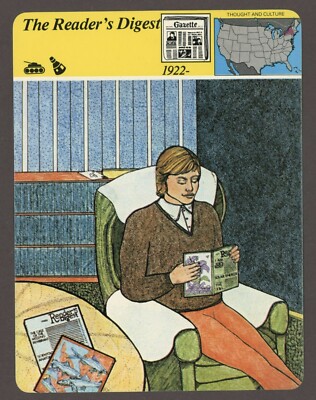 The Readers Digest Story of America The Press Media History Card | eBay