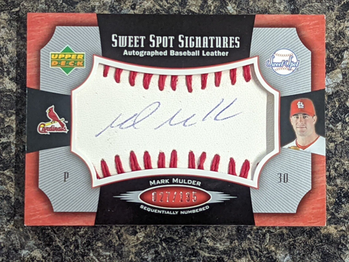 2005 Upper Deck Sweet Spot Signatures #SS-MM Mark Mulder Auto /135 ...