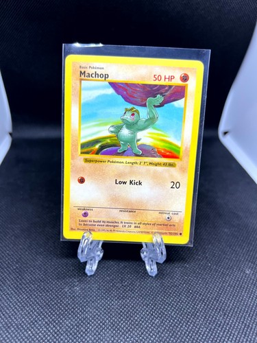 Pokemon Cards: Base Set Shadowless Common: Machop 52/102 | eBay