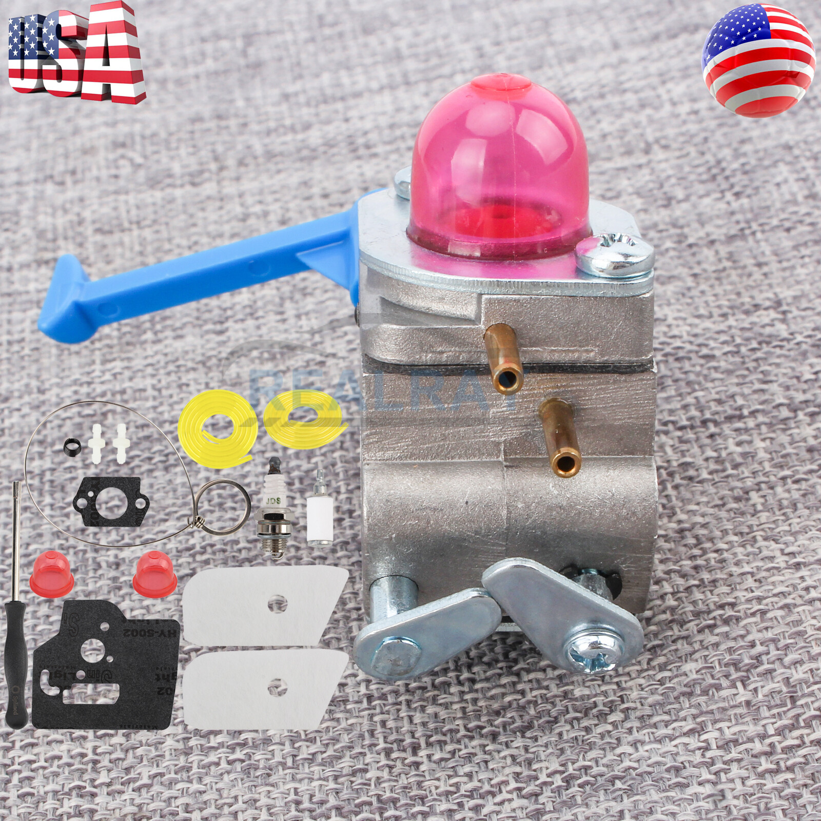 For Husqvarna 128C 128CD 125R 125RJ 128R 128LD Trimmer Carburetor ZAMA ...