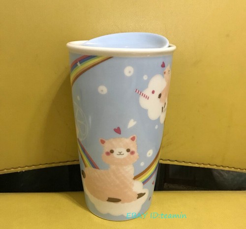 Starbucks 2019 Summer Alpaca 12oz Cup Double Ceramic Mugs Gift ...