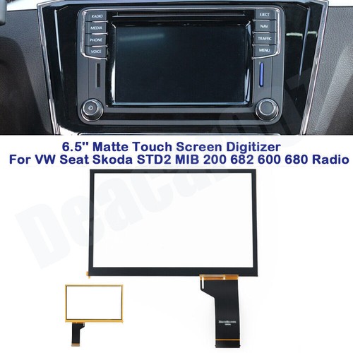 6.5" Pastable Touch screen Digitizer for VW MIB STD2 Car Radio ...