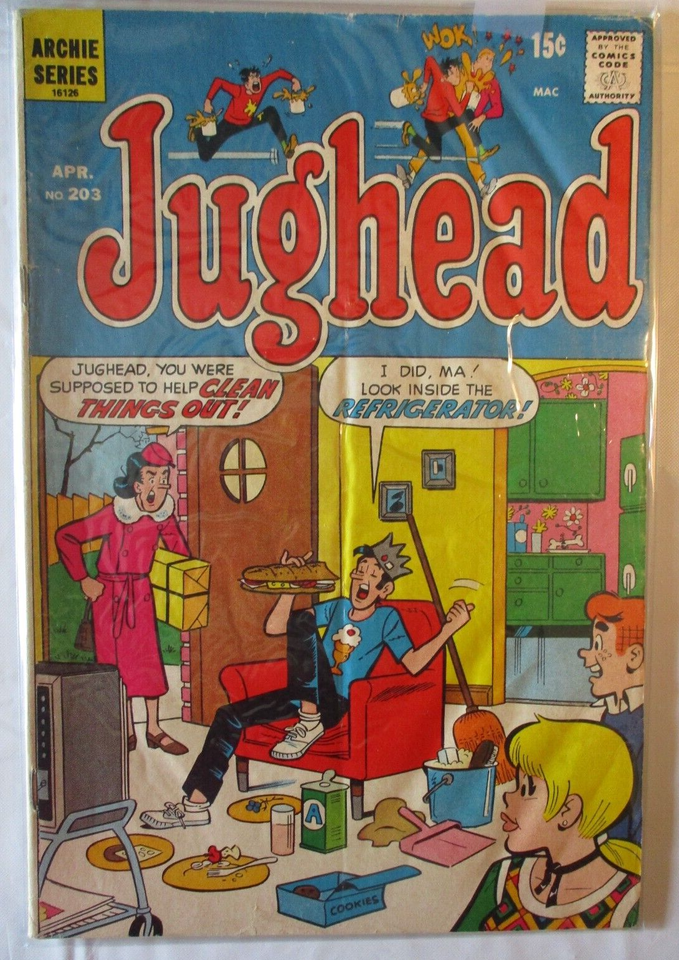 8 Archie Jughead Comic Books Laugh Riverdale High Joke Waldo Weatherbee ...