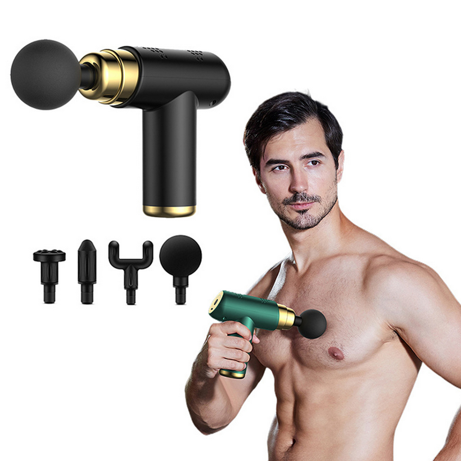 Fascia Massage Muscle Massager Portable Handheld Electric B3C5 | eBay