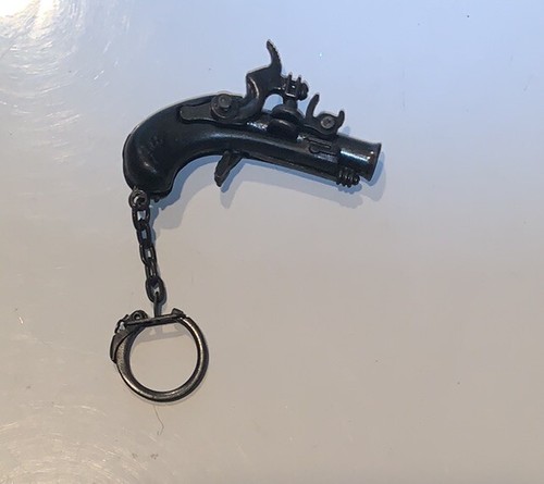 Vintage Bluebeards Flintlock Cap Gun Keychain Toy Made in Hong Kong Key ...