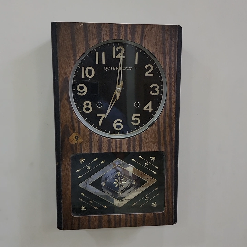 Antique Original SCIENTIFIC Collectible Clock Vintage Rare Pendulum ...